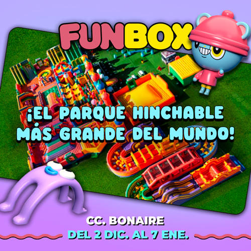 Parque hinchable FUNBOX - Valencia | Venta OFICIAL de entradas