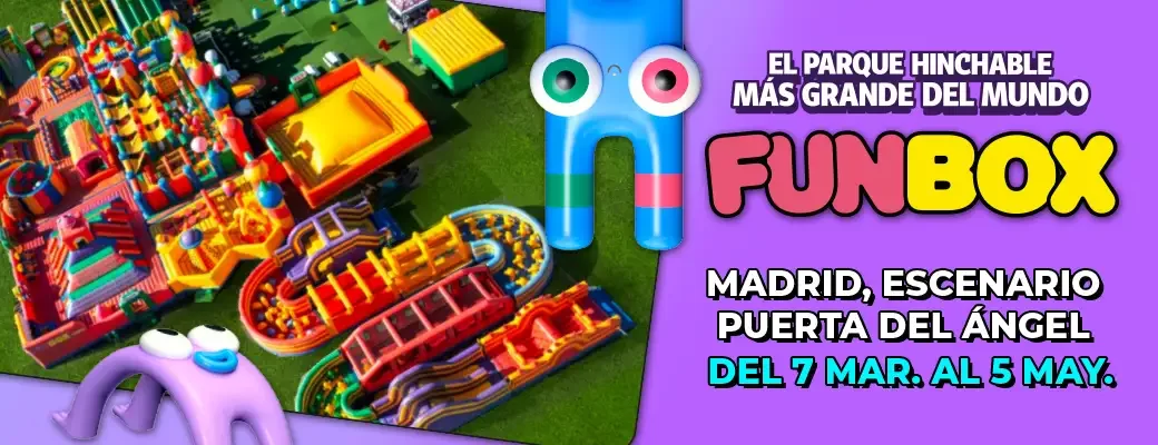 Parque hinchable FUNBOX - Madrid | Venta OFICIAL de entradas