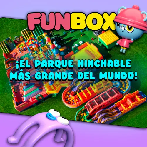 Parque hinchable FUNBOX - Zaragoza | Venta OFICIAL entradas